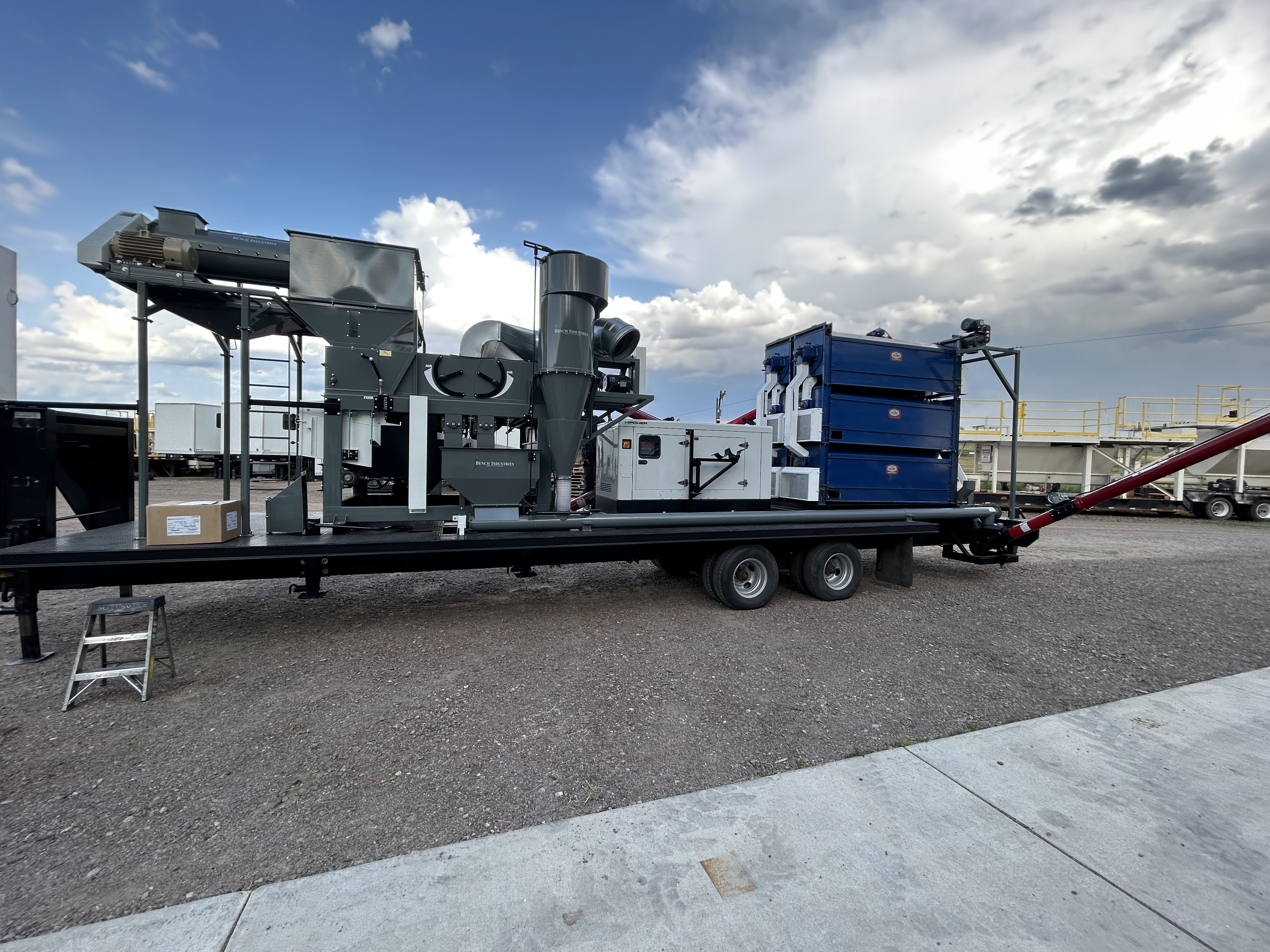 Portable Seed Cleaner | All-in-One Mobile Grain Cleaning System | Bench ...