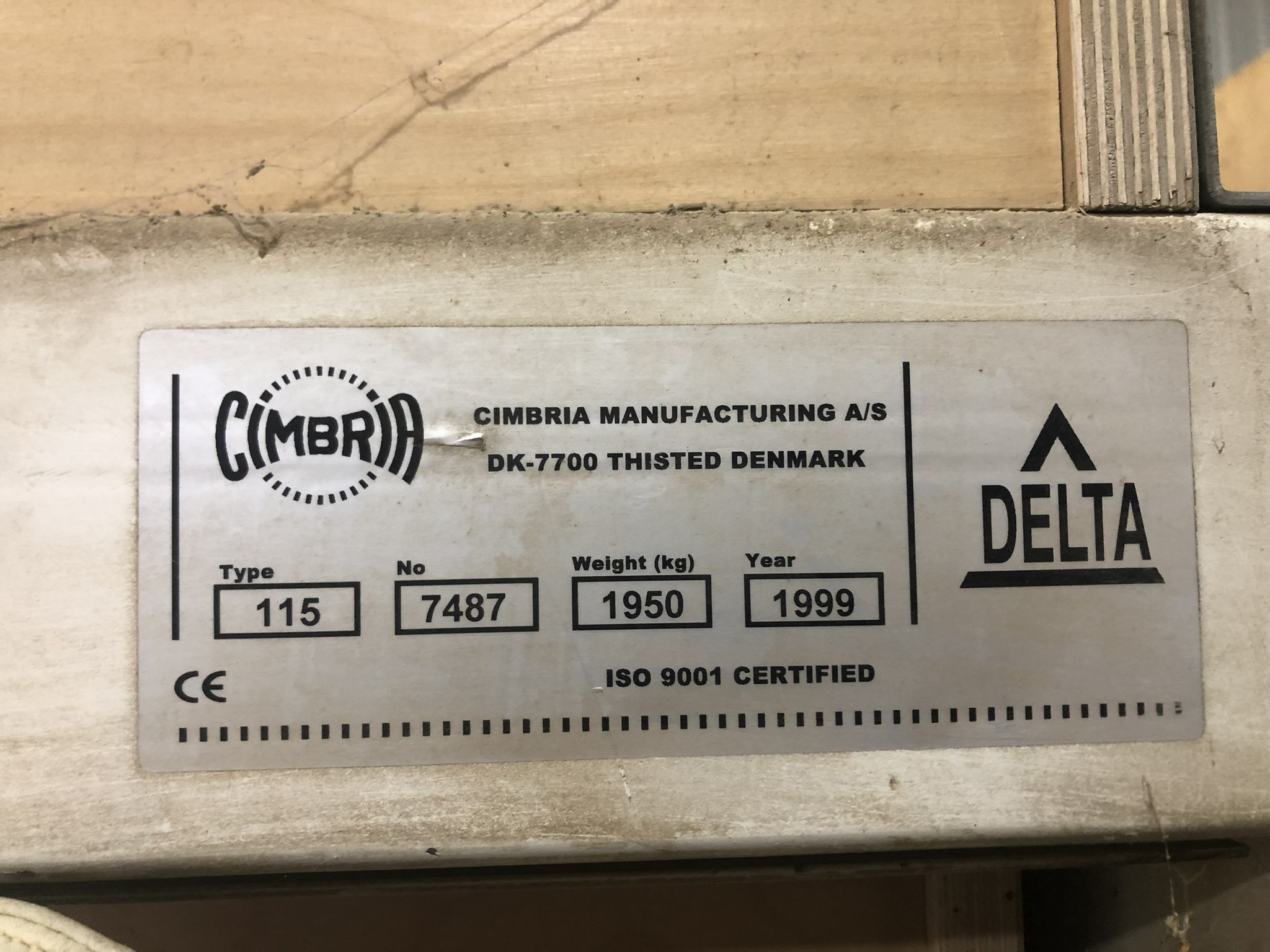 Cimbria Delta 115 Air Screen - Bench Industries - Grain Cleaners, Seed ...